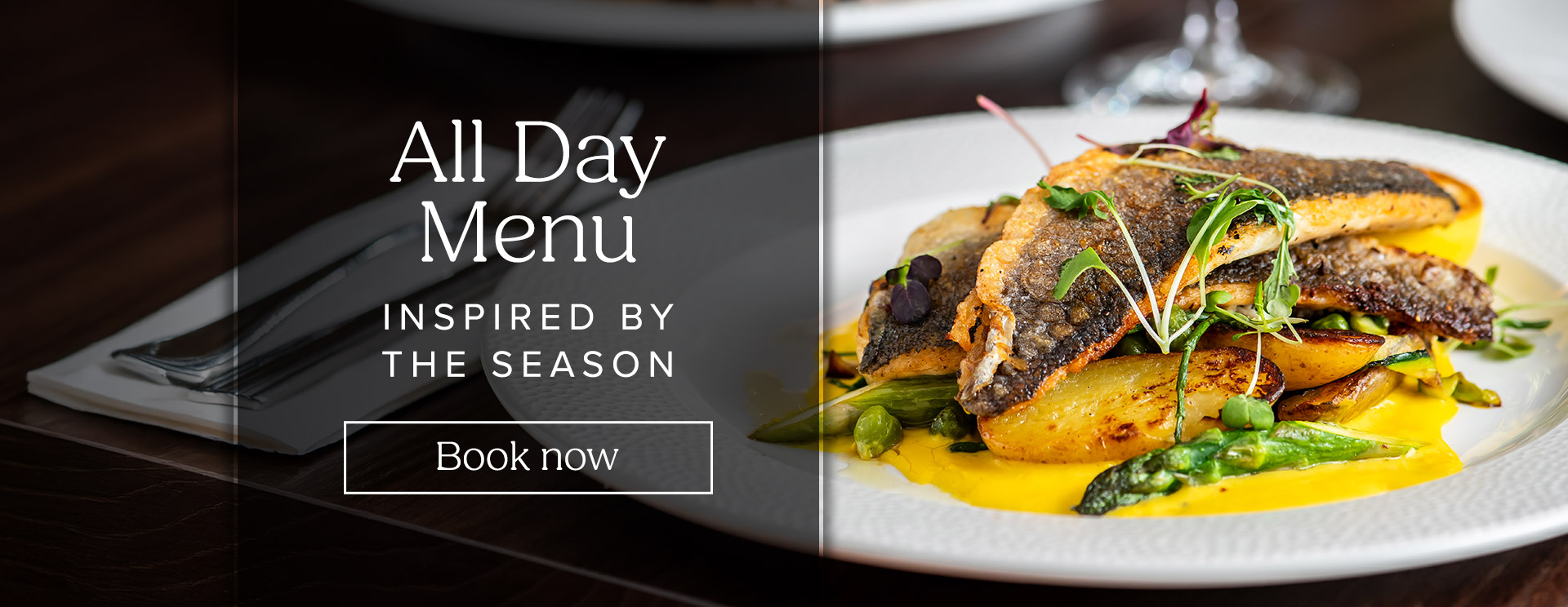 Dinner Menu & Prices | All Day Dining at The Inn at Maybury Woking
